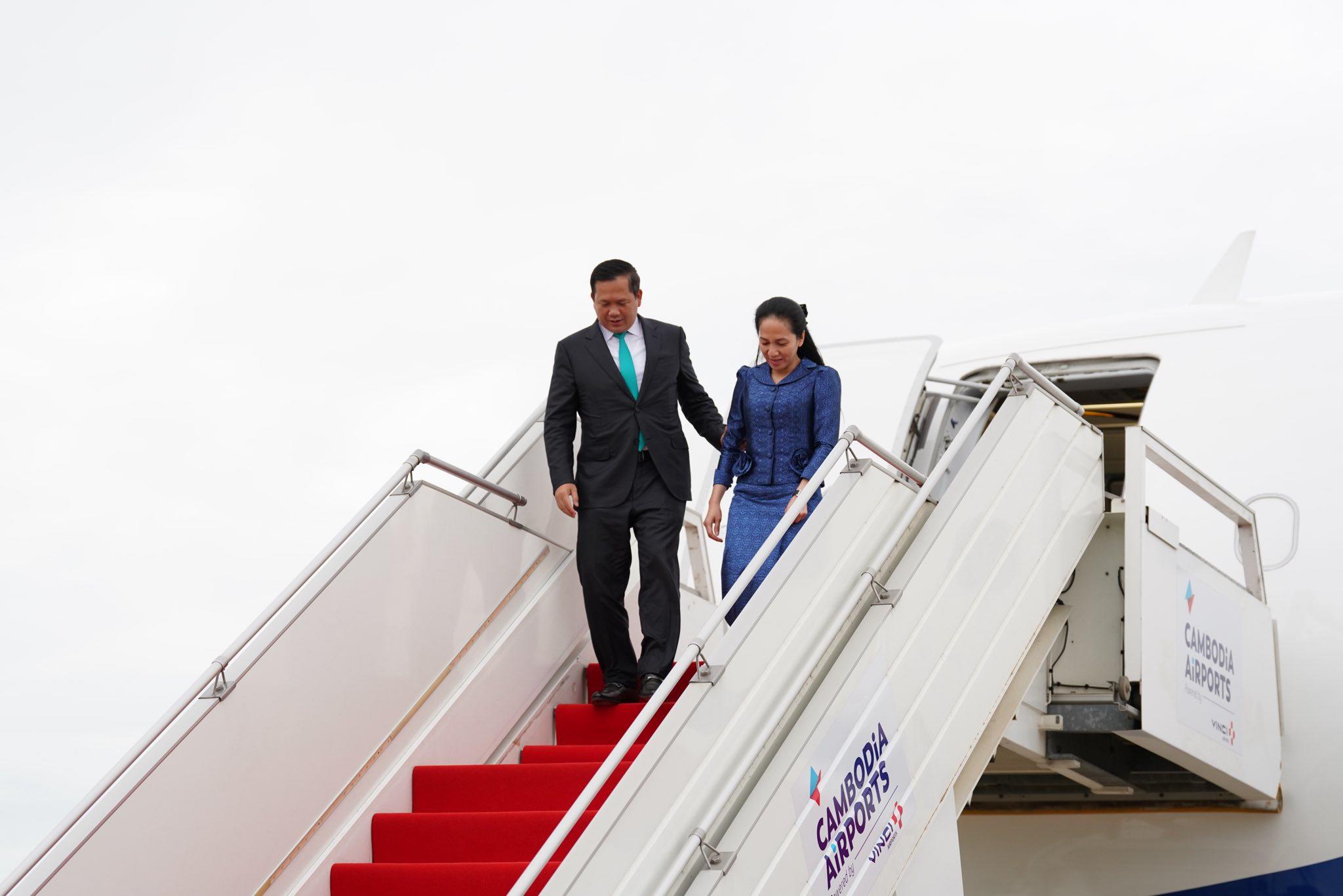 PM Hun Manet and First Lady Return to Cambodia Safe after Concluding ...